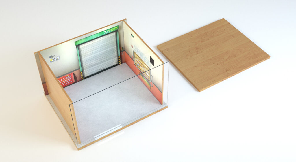 Mini-Z Realistic Car Garage 1/28 – PN Racing