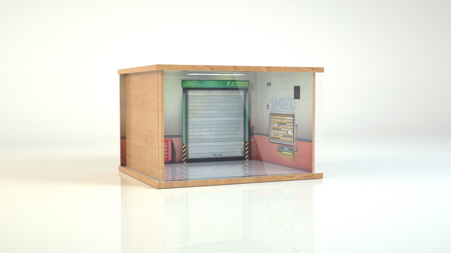 Mini-Z Realistic Car Garage 1/28 – PN Racing