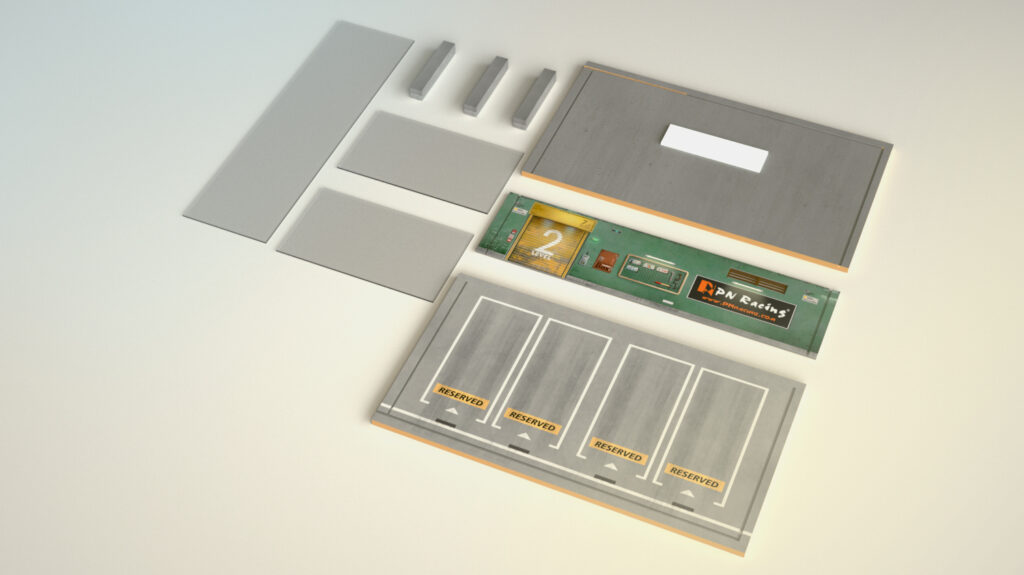 Mini-Z Realistic Car Garage 1/28 – PN Racing