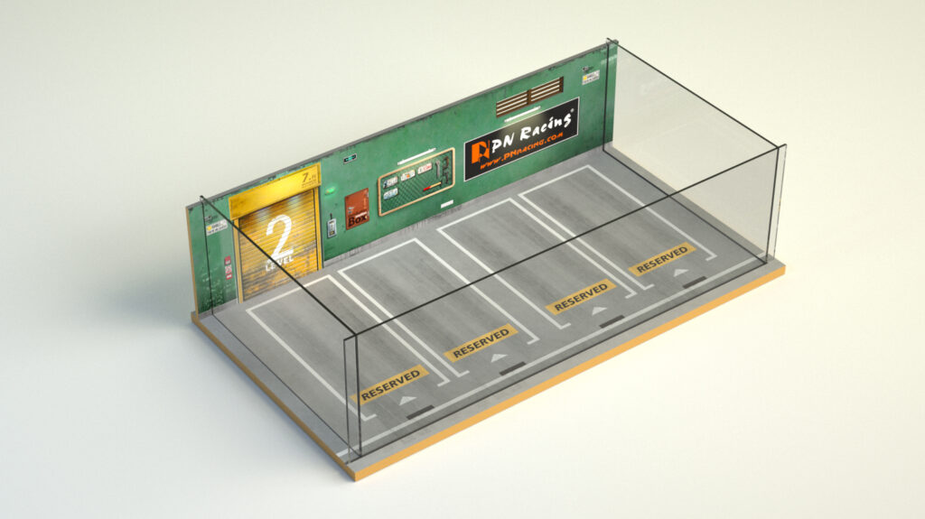 Mini-Z Realistic Car Garage 1/28 – PN Racing