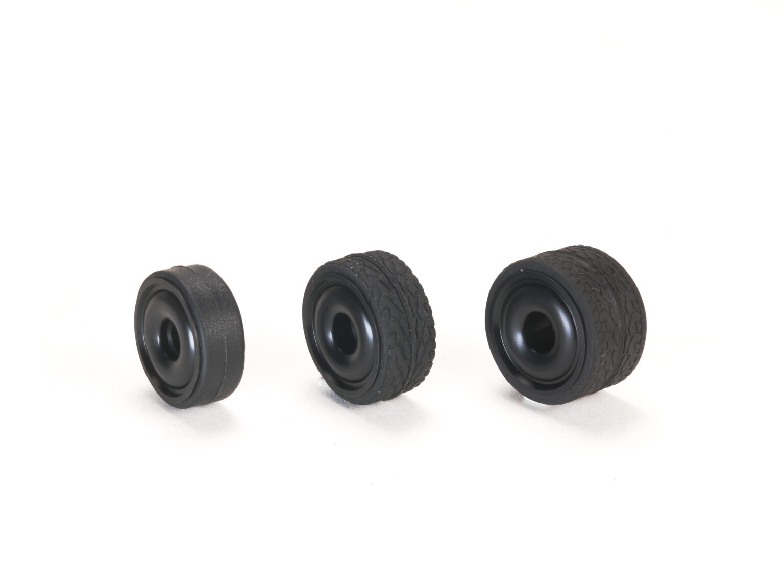 Mini-Z 2WD Machine Cut Delrin Black Wheels (Formula One Style) – PN Racing